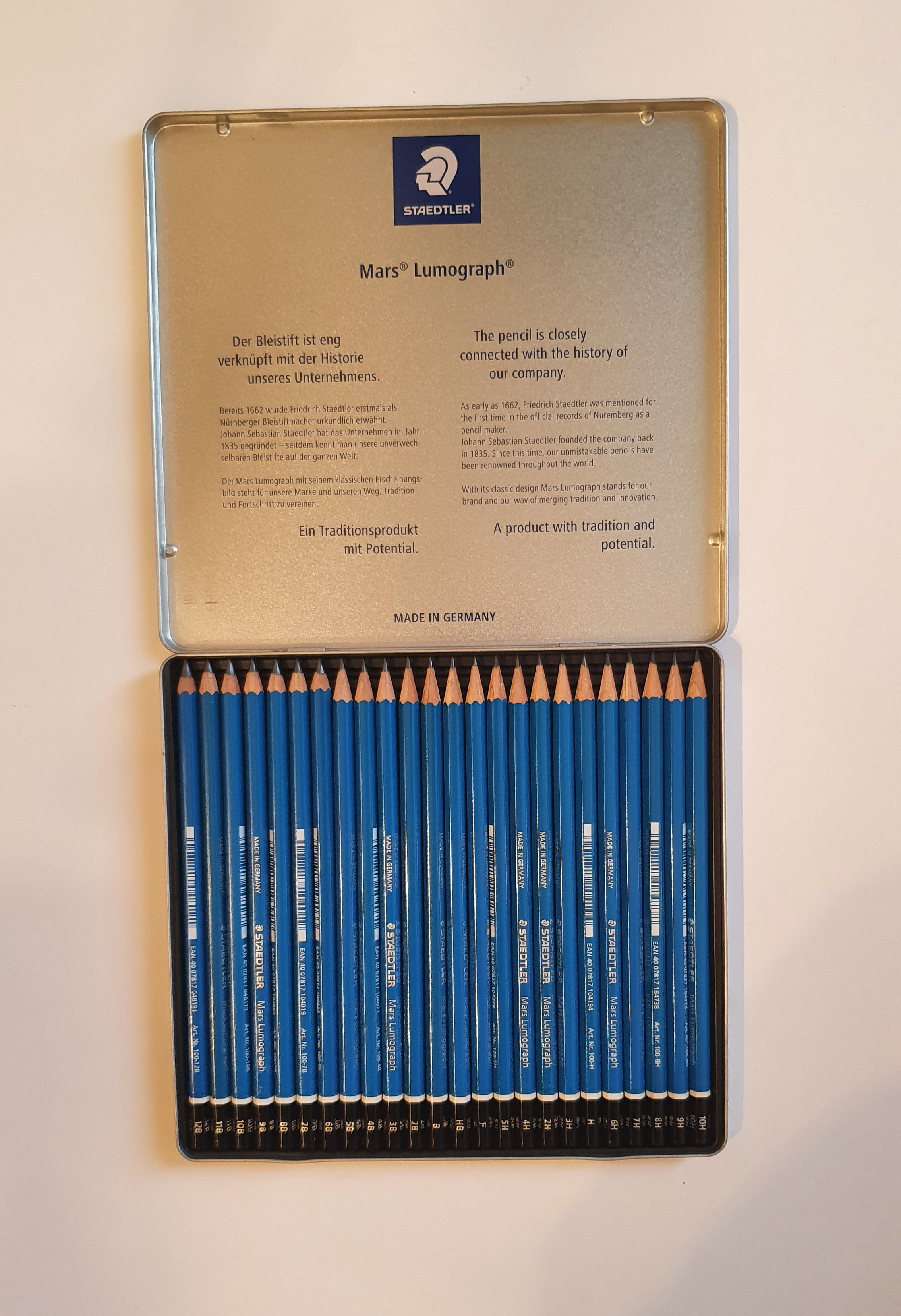 STAEDTLER MARS LUMOGRAPH SOFT 24 PC