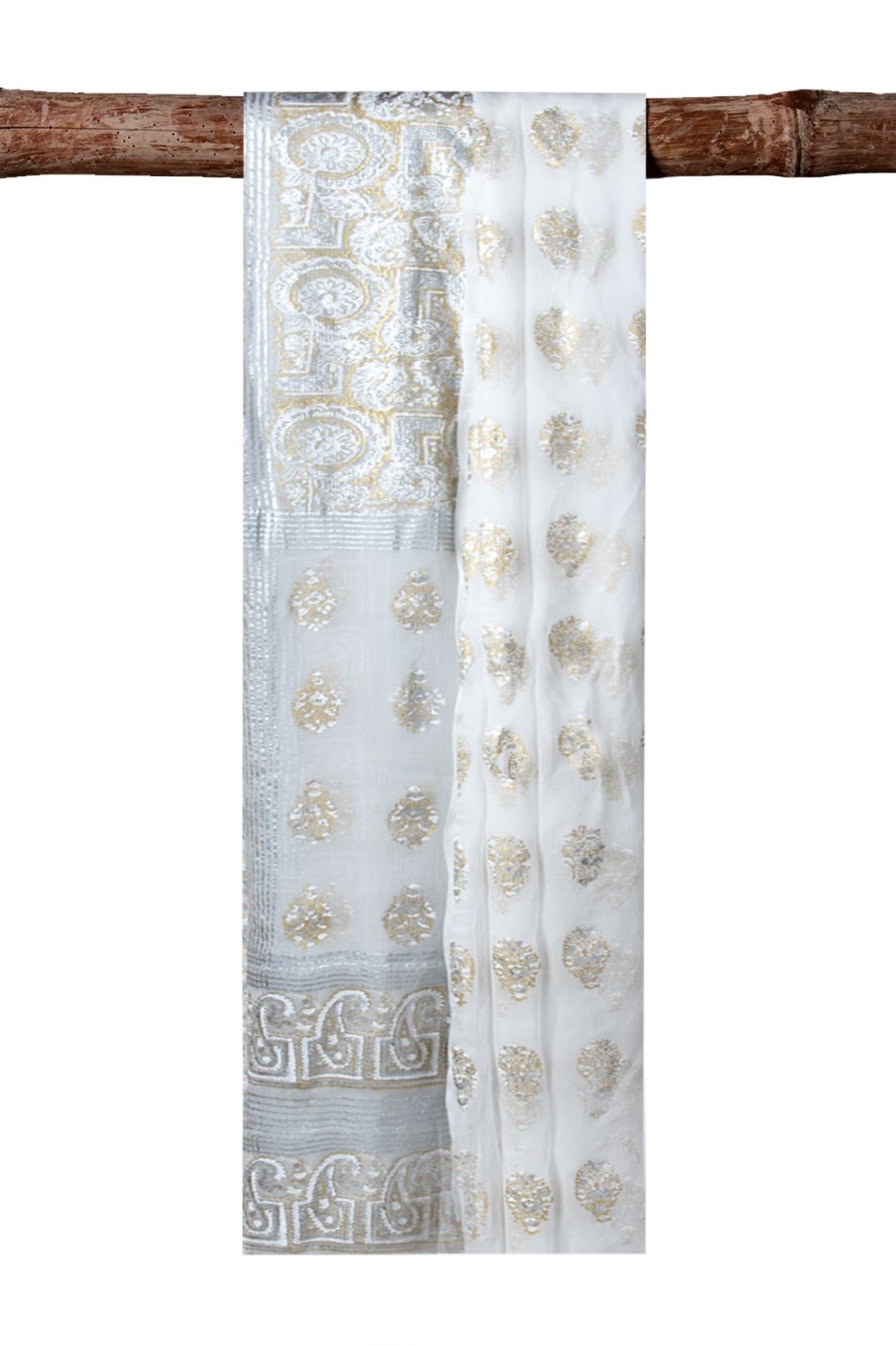 Block-printed Chiffon Suit - TPU-02/WG.2