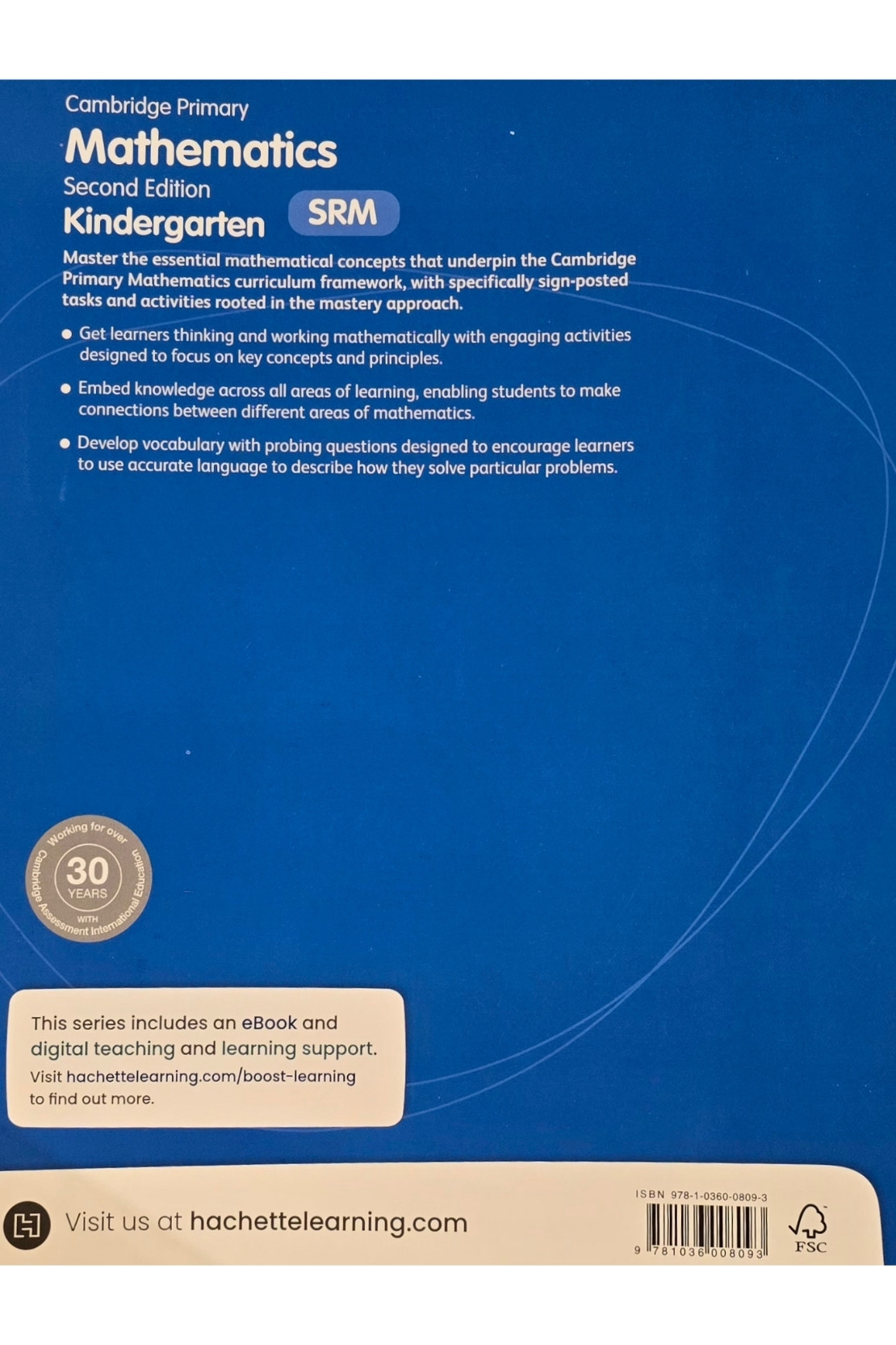 Cambridge Primary Mathematics (2nd Edition) Learner's Kindergarten