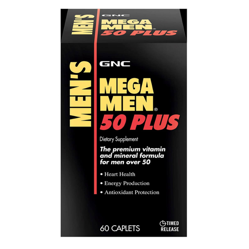GNC Mega Men 50 Plus Multivitamin And Multimineral Blend, 42% OFF