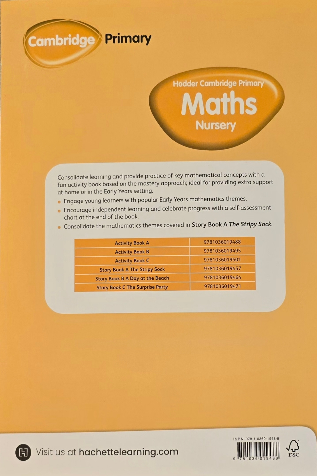 Hodder Cambridge Primary Math (Workbook A,B,C)