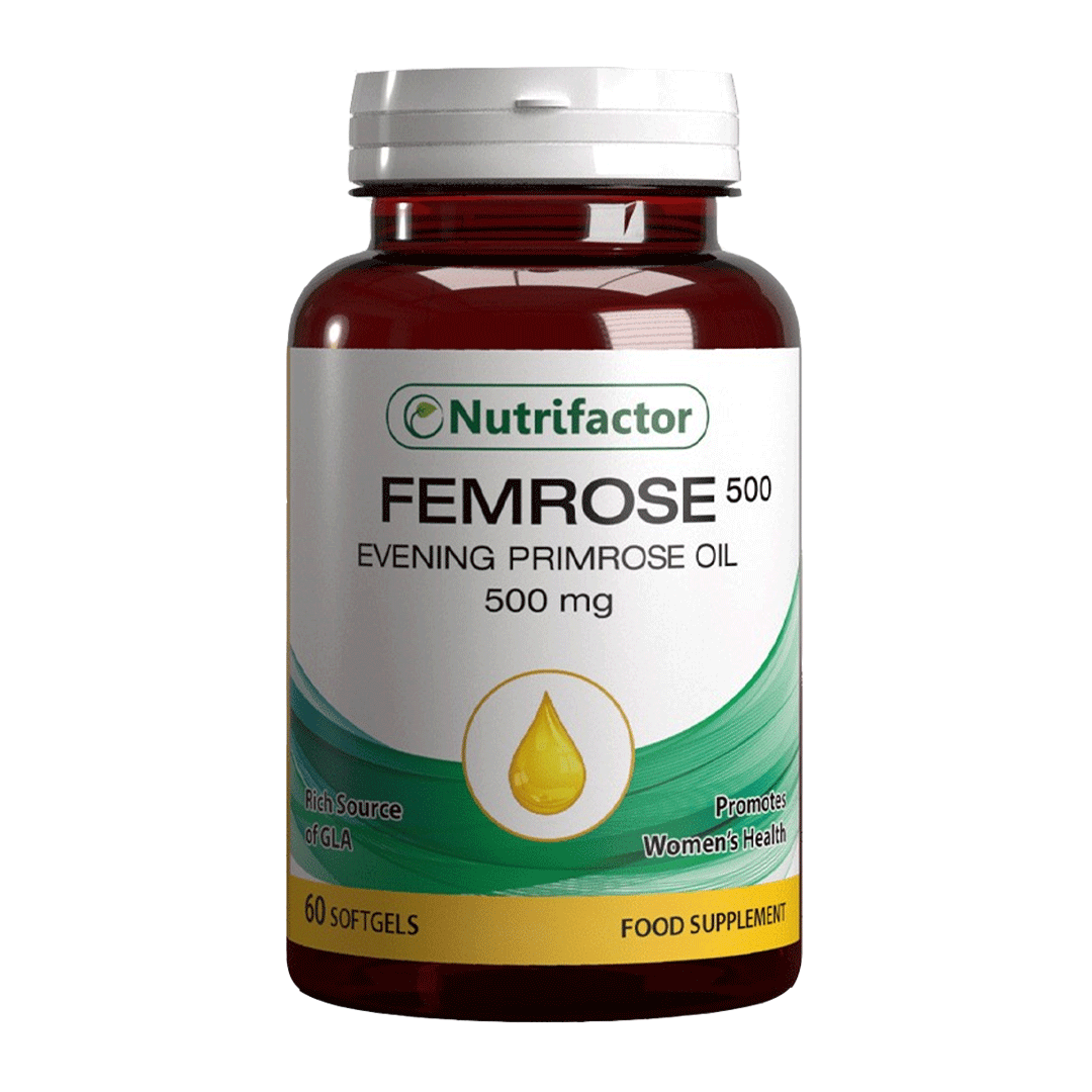 Buy Nutrifactor Femrose Evening Primrose Oil 500mg, 60 Ct online in ...