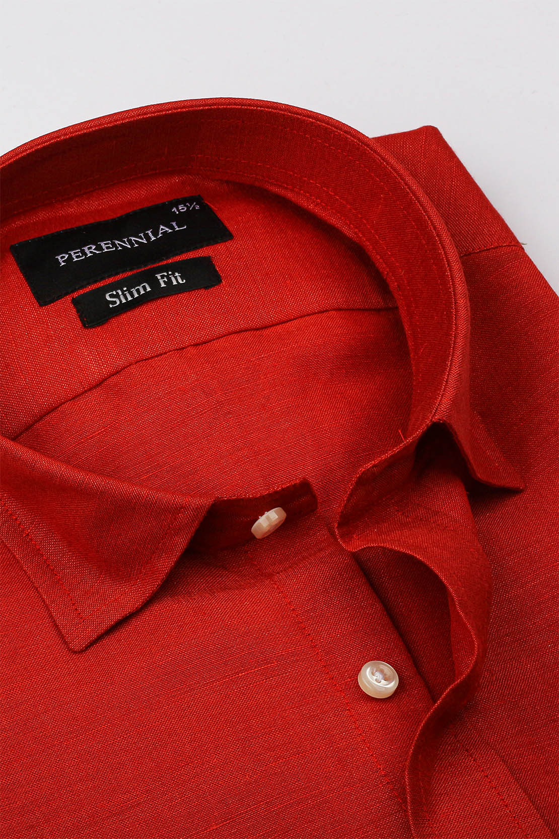 Rust Linen Shirt