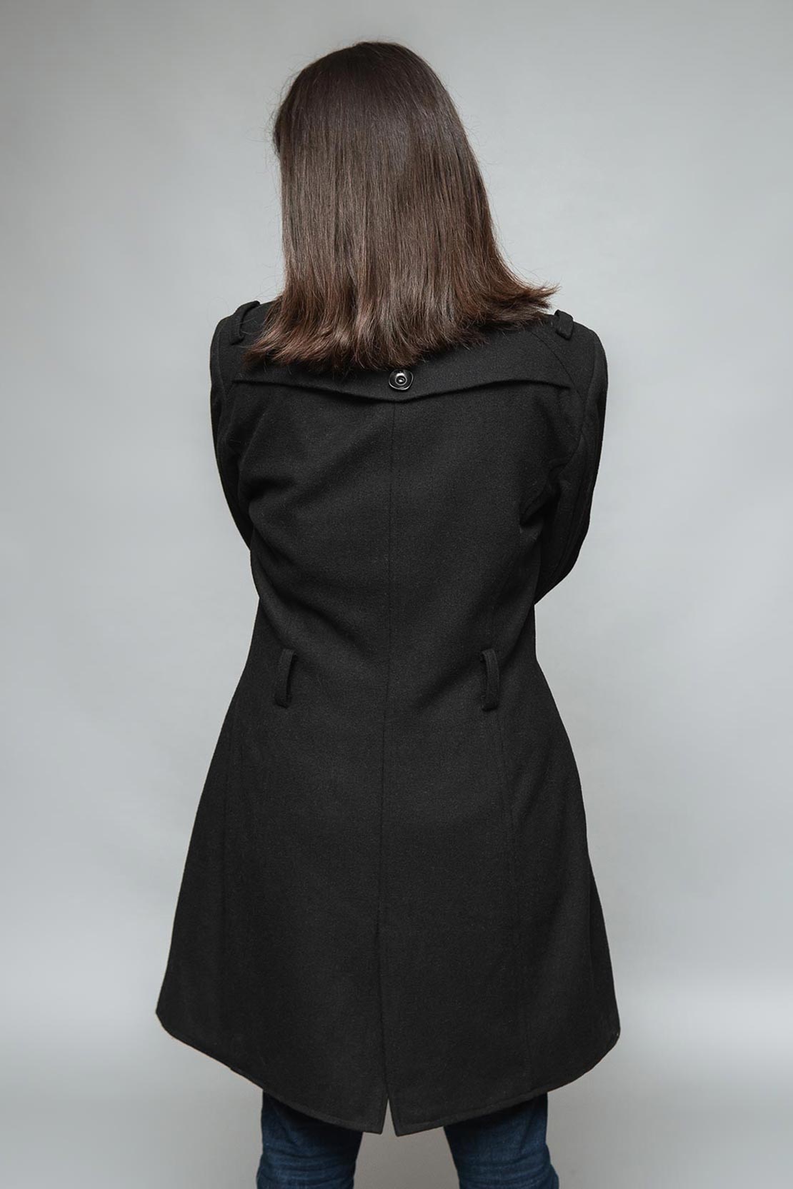 Black Double Breasted