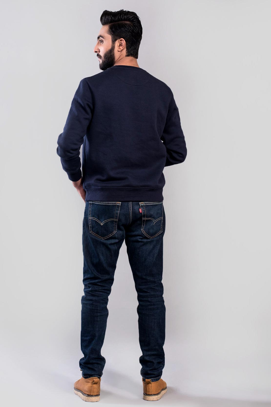 Navy Fleece Sweatshirt