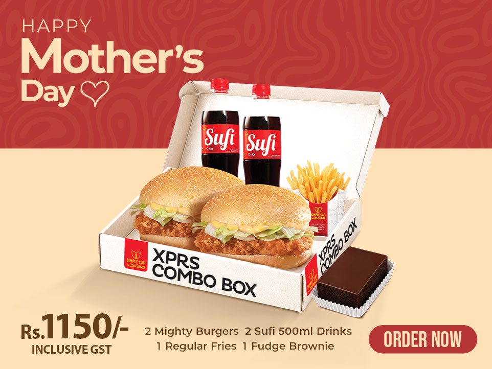 Best Chicken Burgers & Fast Food in Pakistan | Simply Sufi XPRS